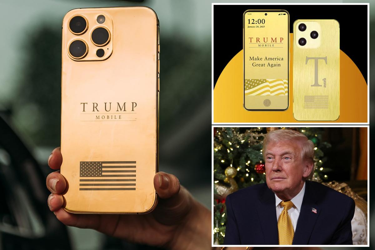 Trump Mobile delays gold smartphone launch, cites government shutdown ...